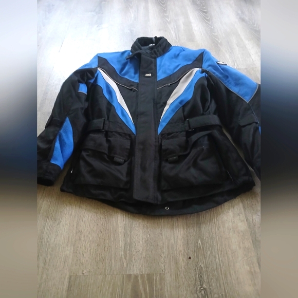 Tourmaster | Jackets & Coats | Tour Master Mens Black And Blue Racing ...